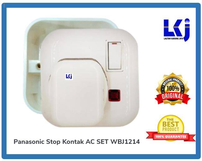 Jual Panasonic Stop Kontak AC SET WBJ1214 - 3K Plug WEJ9111 Outbow ...