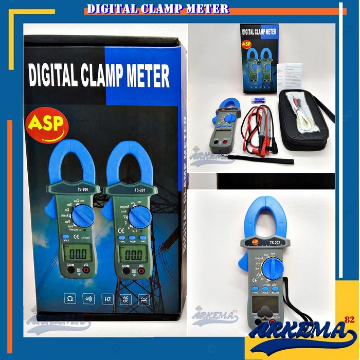 Jual TANG AMPERE | DIGITAL CLAMP METER TS-202 | ALAT TEST LISTRIK ...