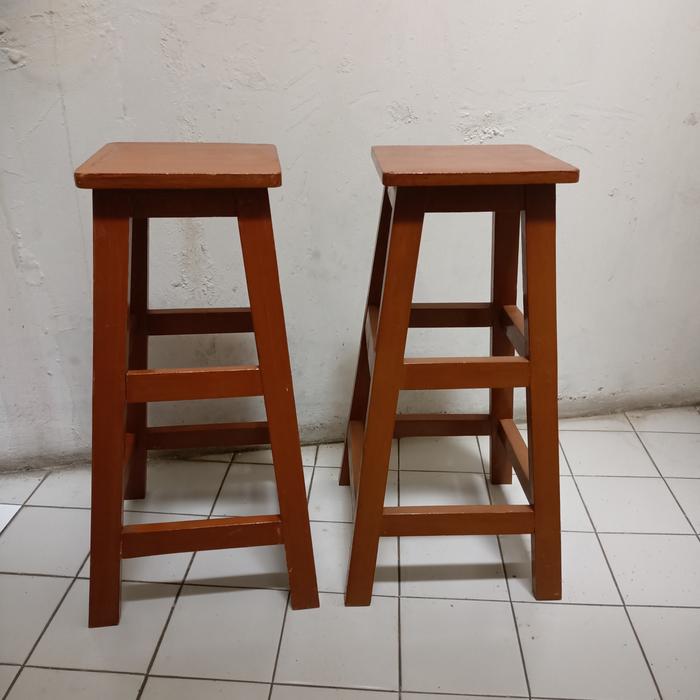Jual kursi kayu tinggi 75 cm lebar dudukan 30 cm - Jakarta Utara - Toko ...
