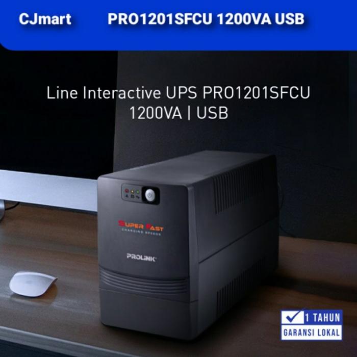 Jual UPS PROLINK 1200VA Line Interactive UPS with Stabilizer ...