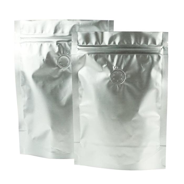 Jual CUSTOM PACKAGING/POUCH SILVER VALVE & ZIPPER (STANDING POUCH ...