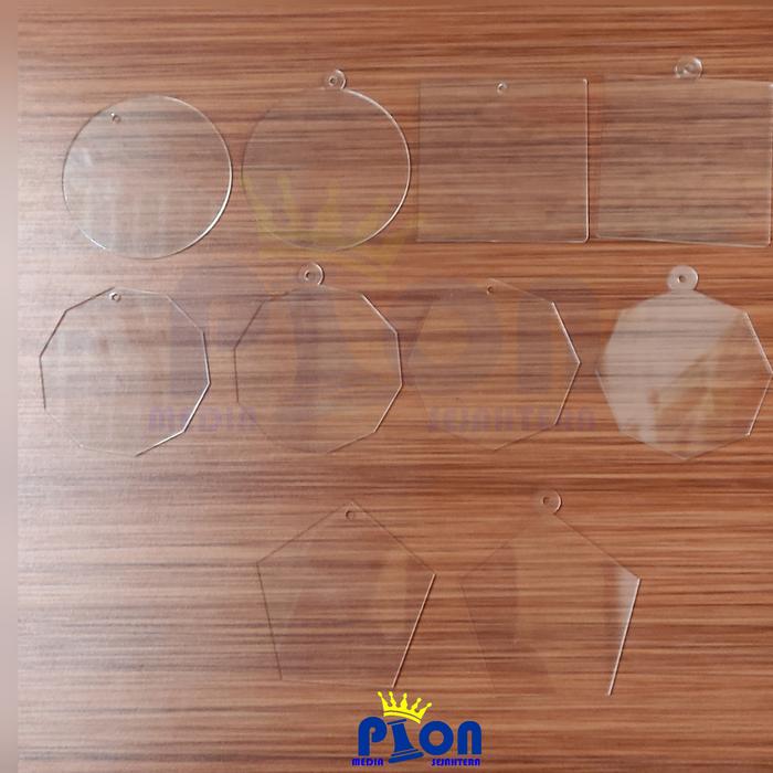 Jual Bahan Mendali Akrilik Polos 2MM - Bening, P8 - Jakarta Barat ...