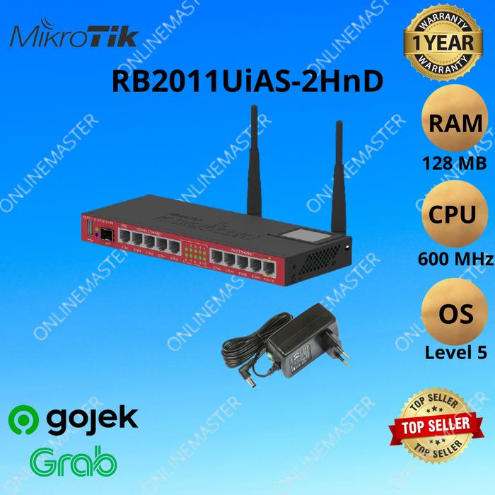 Jual RB2011UiAS-2HnD (desktop case + SFP + Wireless) RouterBoard ...