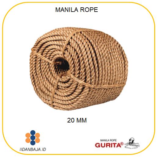 Jual MANILA ROPE 20 MM ( TALI DADUNG TAMBANG TAMPAR ) HARGA PER METER ...