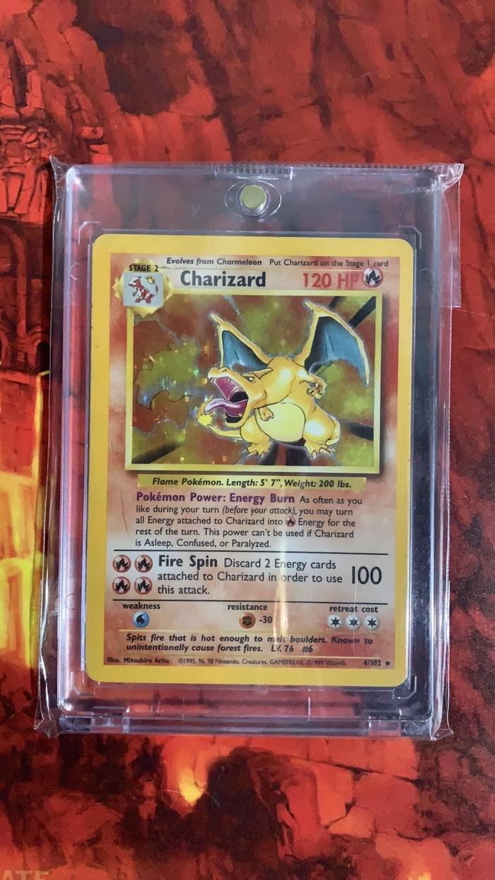 Jual Kartu Pokemon CHARIZARD base set kondisi sesuai foto tcg card ...