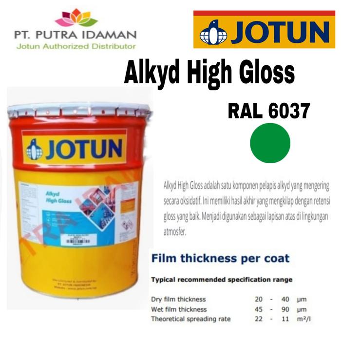 Jual JOTUN CAT ALKYD / ALKYD HIGH GLOSS / RAL 6037 / 20 Liter - Jakarta ...