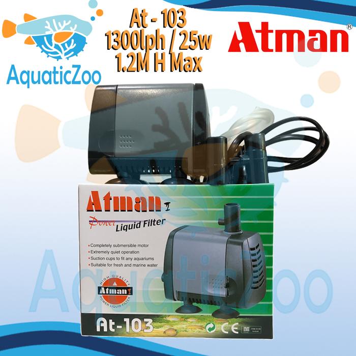 Jual Atman Power Head AT103 AT-103 AT 103 1300 PowerHead Filter Pompa ...