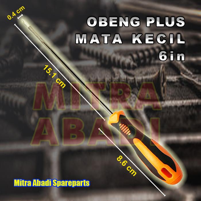 Jual Obeng MATA KECIL Plus Minus Mini SMALL Screwdriver - 6 inch PLUS ...