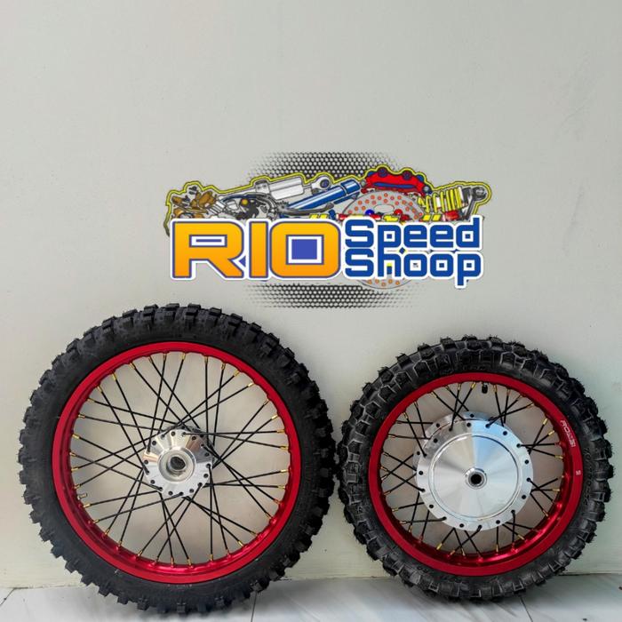 Jual Velg jari jari X-Ride Xride Ring 14 17 Cross Trail Trabas Plus Ban - Kab. Bogor ...