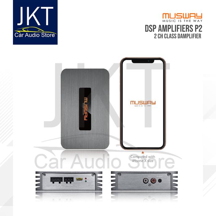 Jual Power Amplifier 2-CH Class D Monoblock Mobil Mini Amplifier MUSWAY P 2 - Kota Semarang ...