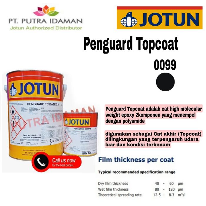 Jual JOTUN CAT EPOXY / PENGUARD TOPCOAT 5 LITER / 2 KOMPONEN / 0099 BLACK - Jakarta Utara ...