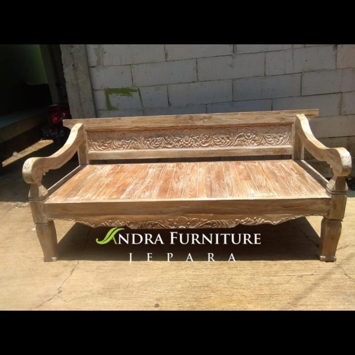 Jual risban jati, bangku bale model njeporonan antik bahan kayu jati ...