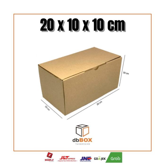 Jual Kardus 20x10x10 cm | Box Die Cut dan Easy Usage | Box Kue | Box ...