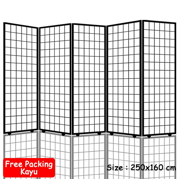 Jual Sketsel Partisi Pintu Jepang 5 Panel - Kota Bandung - iDekoru Art ...
