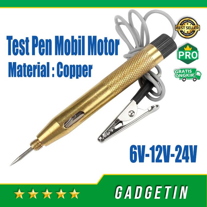 Jual Tespen Digital Taspen Pengukur Arus Listrik DC Test Pen Mobil ...