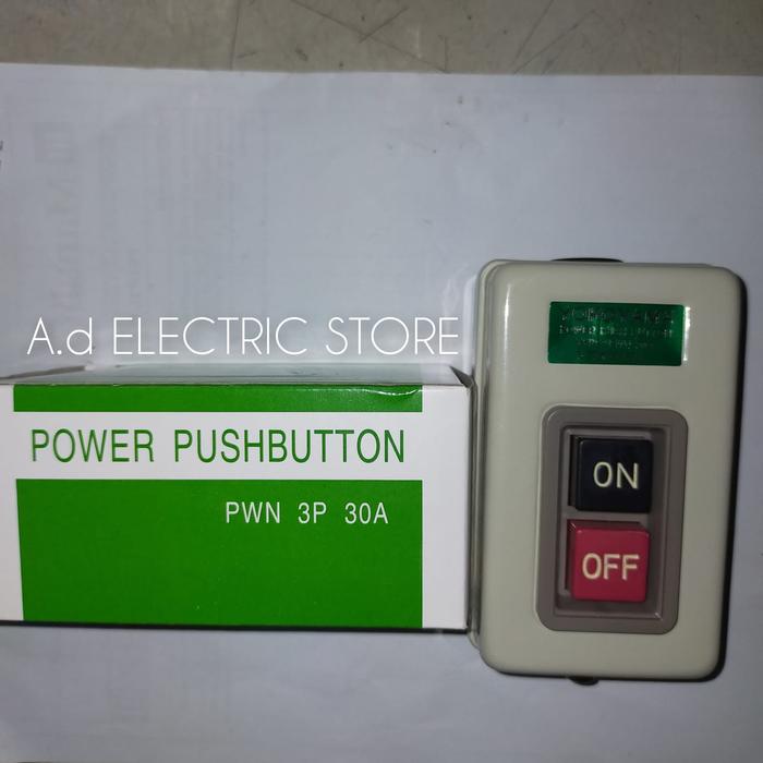 Jual Pushbutton pwn 3p 30a Yokoyama / Yokoyama Power Push Button PWN ...
