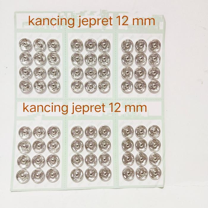 Jual Kancing Jepret diameter 9mm 12mm 14mm - kancing Jaket aplikasi ...