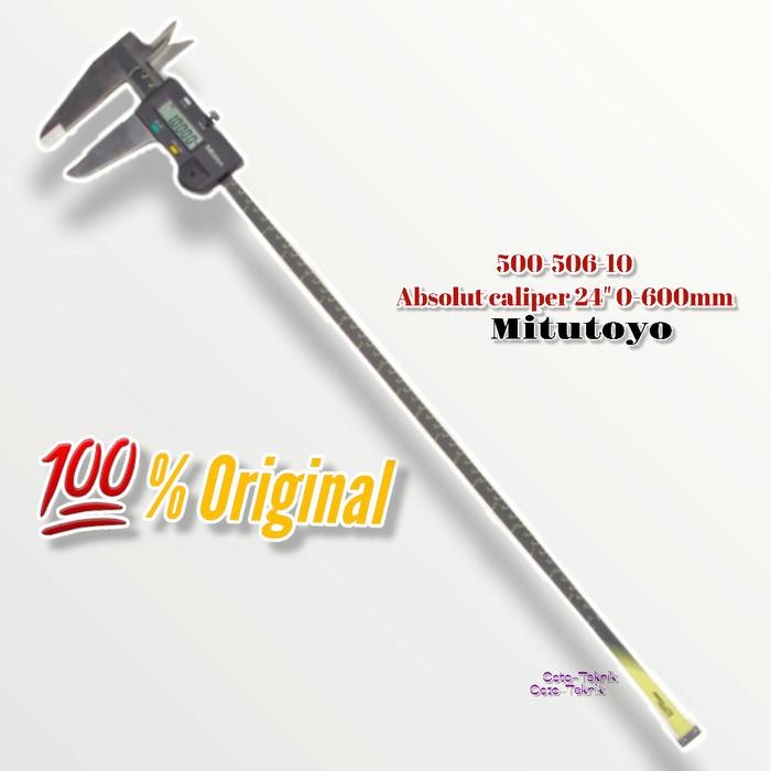 Jual Mitutoyo 500-506-10 CD-24" Sigmat Digital caliper absolut 0-600mm ...