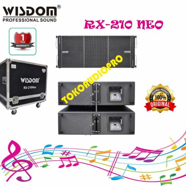 Jual Speaker Wisdom RX210 Neo Speaker Line Array Pasif Original ...