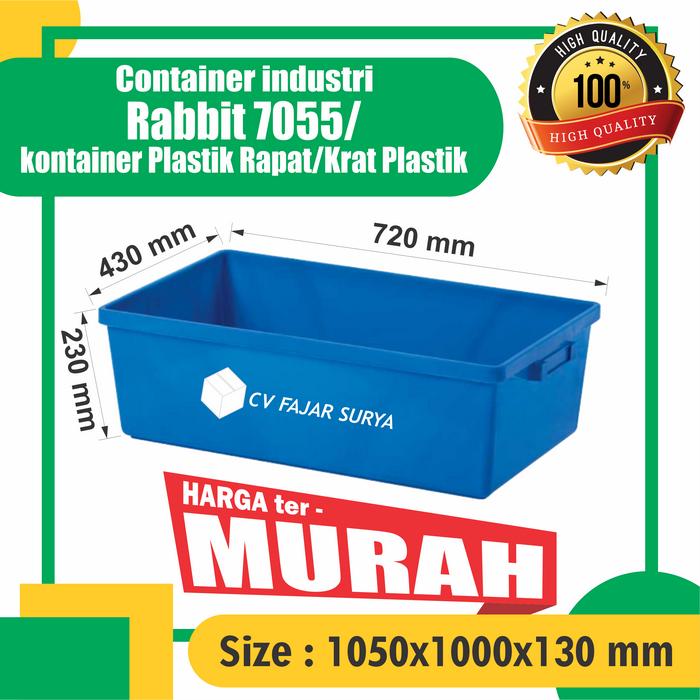 Jual Container industri Rabbit 7055/kontainer Plastik Rapat/Krat ...