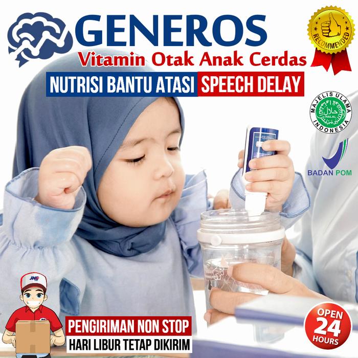 Promo GENEROS MULTIVITAMIN KECERDASAN ANAK NUTRISI ANAK SPEECH DELAY ...