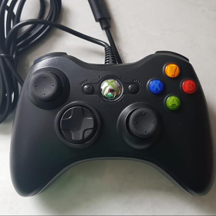 Jual Stick xbox wired black for PC/laptop!! Xbox controller on windows ...
