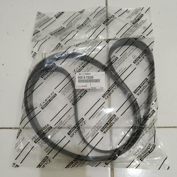 Jual V-Belt Fan belt Camry 2400cc XV30 XV40 90916-T2026 Original Toyota ...
