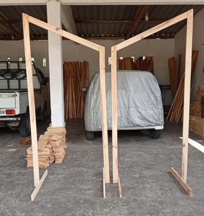 Jual backdrop rustic army - Kab. Banyuwangi - macrame art | Tokopedia