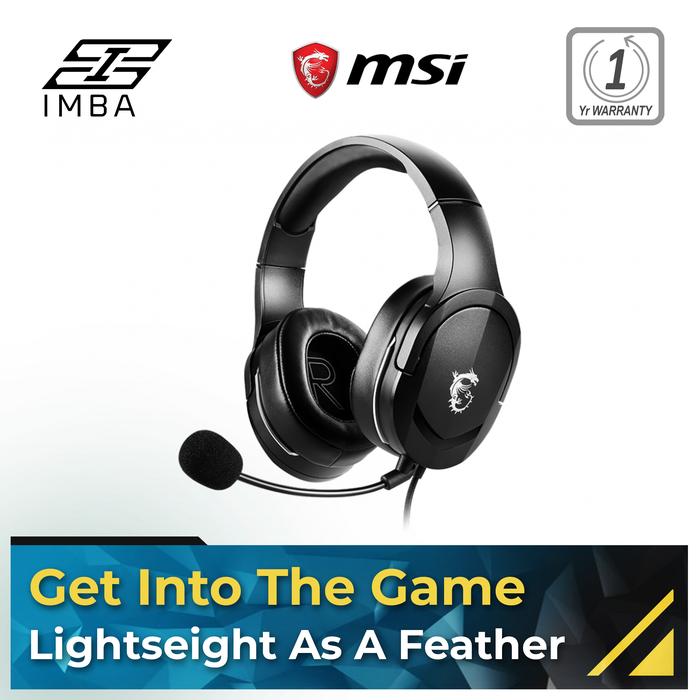 Jual MSI IMMERSE GH20 Gaming Headset [1.5m braided] - Jakarta Utara ...