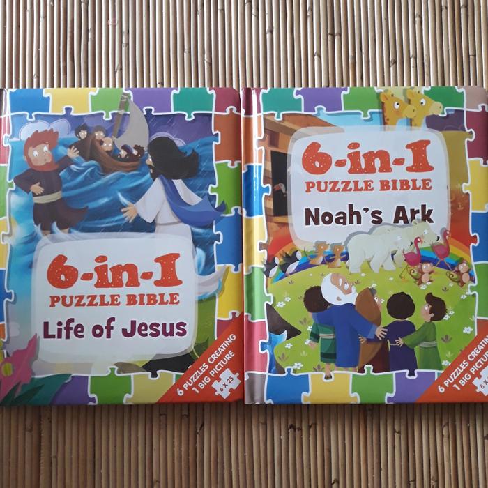 Jual 6-in-1 Puzzle Bible 150 Pcs Life of Jesus (new) Alkitab Noah Ark ...