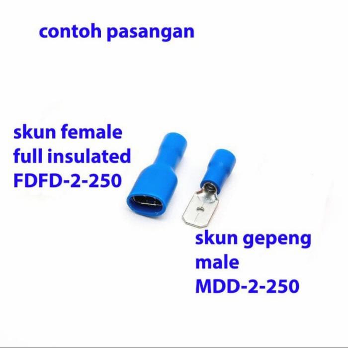 Jual SKUN KABEL KSP / SKUN FDFD 2-250 BIRU - SET FEMALE+MALE - Jakarta ...