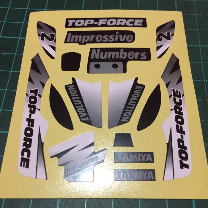Jual tamiya top force lawas custom decal - original custom - Kota ...