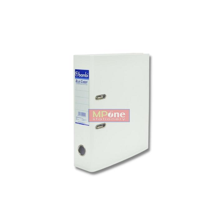 Jual Ordner Bambi Lever Arch File FC F4 - 1010 Arsip Dokumen - Putih ...
