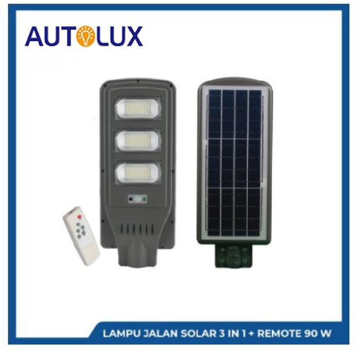 Jual AUTOLUX Lampu Jalan PJU LED solar cell 90W panel surya sorot ...