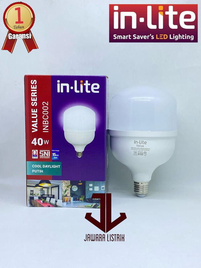 Jual IN LITE LAMPU LED BULB CAPSULE INLITE VALUE 40W 40 WATT INBC002 - Jakarta Timur - jawara ...