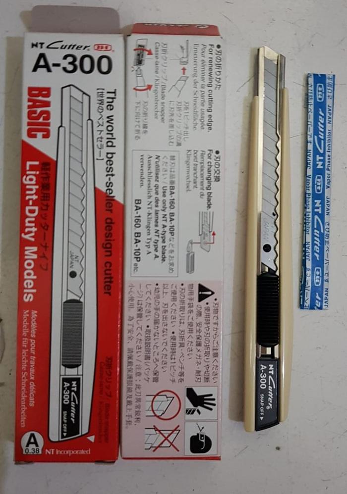 Jual NT Cutter A-300 Asli Buatan Jepang Kualitas Premium Alat Potong ...