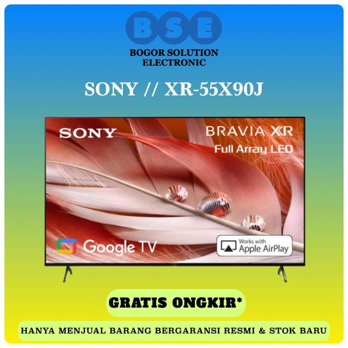 Promo SONY Bravia LED X90J 4K HDR TV Google TV 55 Inch XR-55X90J SONY 55 Cicil 0% 3x - Kota ...
