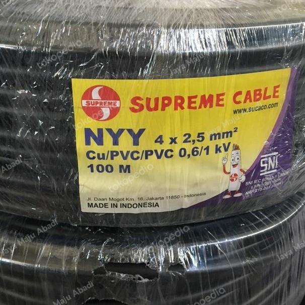 Jual Kabel Supreme NYY 4 x 2.5 mm Potongan / Per Meter - Jakarta Pusat - JayaMajuAbadi | Tokopedia