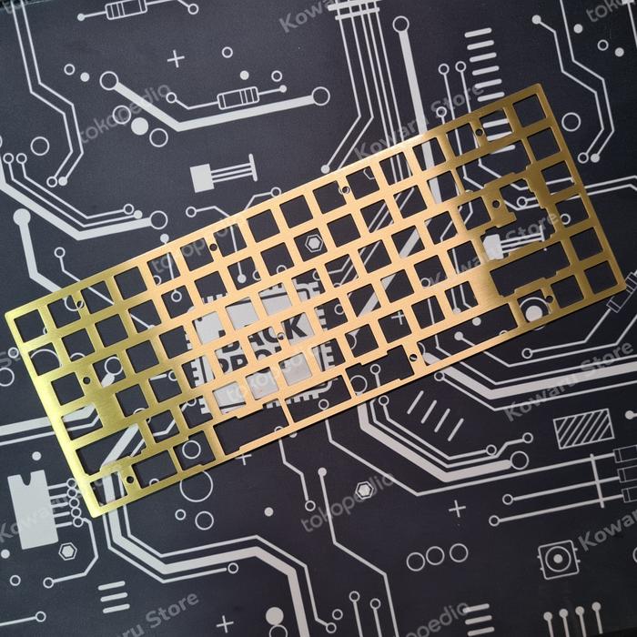Jual KBD75v2 / KBD75 Brass Plate KBDfans for Mechanical Keyboard ...