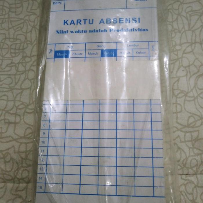 Jual Kartu Absen Amano Tebal Berwarna - Kota Denpasar - sharka_tech ...