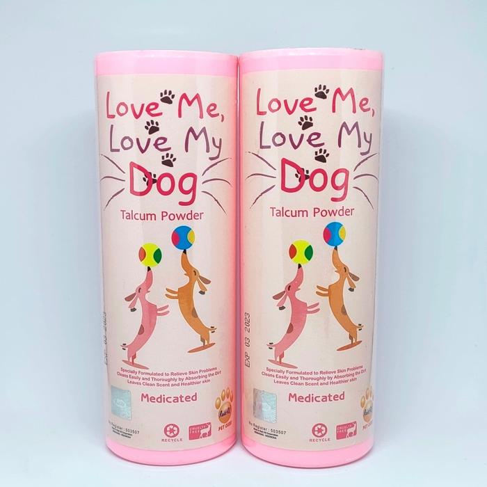 Jual Raid All Love Me Love My Dog Talcum Powder - Medicated - Kota ...