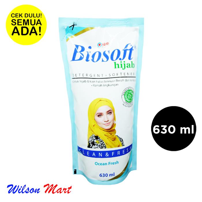 Jual YURI BIOSOFT HIJAB DETERGENT SOFTENER SMOOTH AND FRESH OCEAN FRESH 630 - Jakarta Barat ...