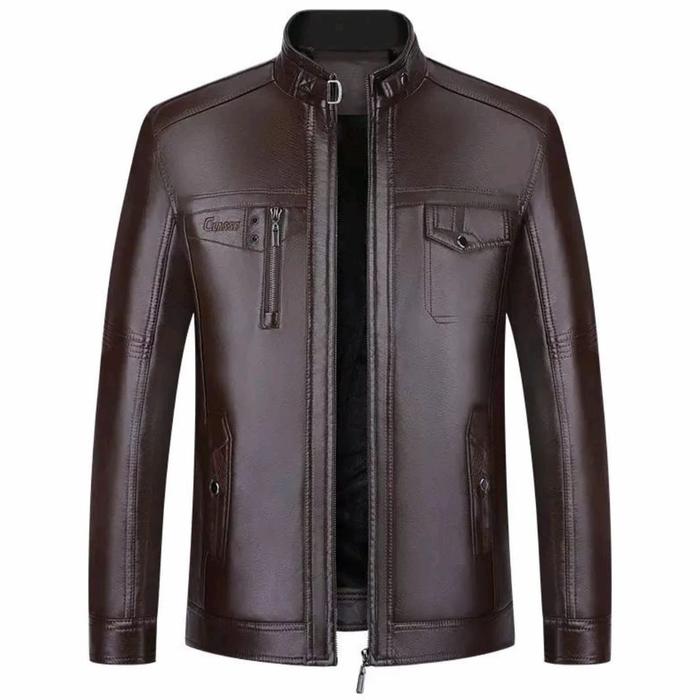 Jual jaket kulit domba asli garut original - Cokelat, S - Kab. Garut ...