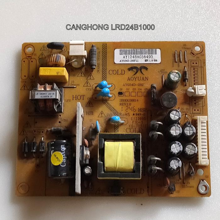 Jual PSU MONITOR LCD CHANGHONG LED24B1000 - 3BS00038614 - E123995 - Kab ...