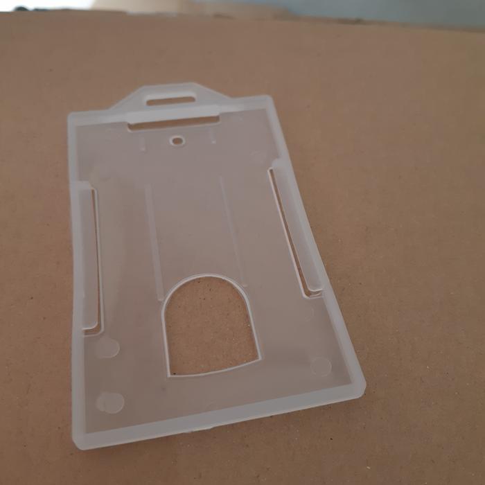 Jual Frame/Casing Kartu Id Card Name Tag Card Holder PLASTIK-Tranparan ...