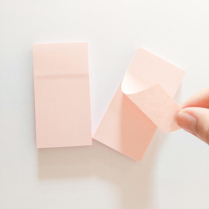 Jual Sticky Notes Memo Tempel Warna Pastel - Persegi Panjang, Putih ...