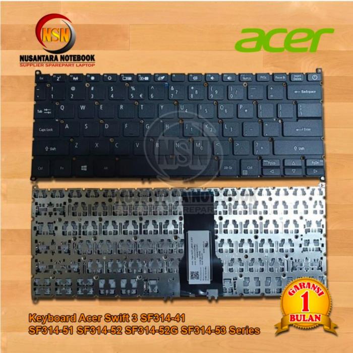 Jual Keyboard Acer Swift 3 SF314 Series SF314-41 SF314-51 SF314-52 ...