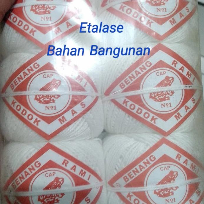 Jual BENANG RAMI KODOK MAS BENANG TUKANG BENANG BANGUNAN BENANG SERBA ...