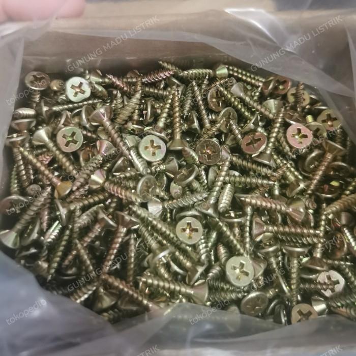 Jual SKRUP KALSIBOARD / SKRUP KUNING GRC / CALCIBOARD SCREW PER DUS ...