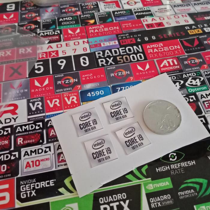Jual Stiker limited laptop intel core i9 10th gen 1,8x1,8cm - Kota ...